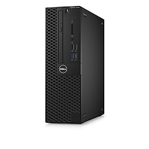 Dell OptiPlex Small Form Factor Business Desktop PC, Intel i5-7500 Quad-Core 3.4 GHz Processor, 8GB DDR4, Ethernet, DVD±RW, Display Port/HDMI, Windows 10 Pro (SFF 256GB SSD)