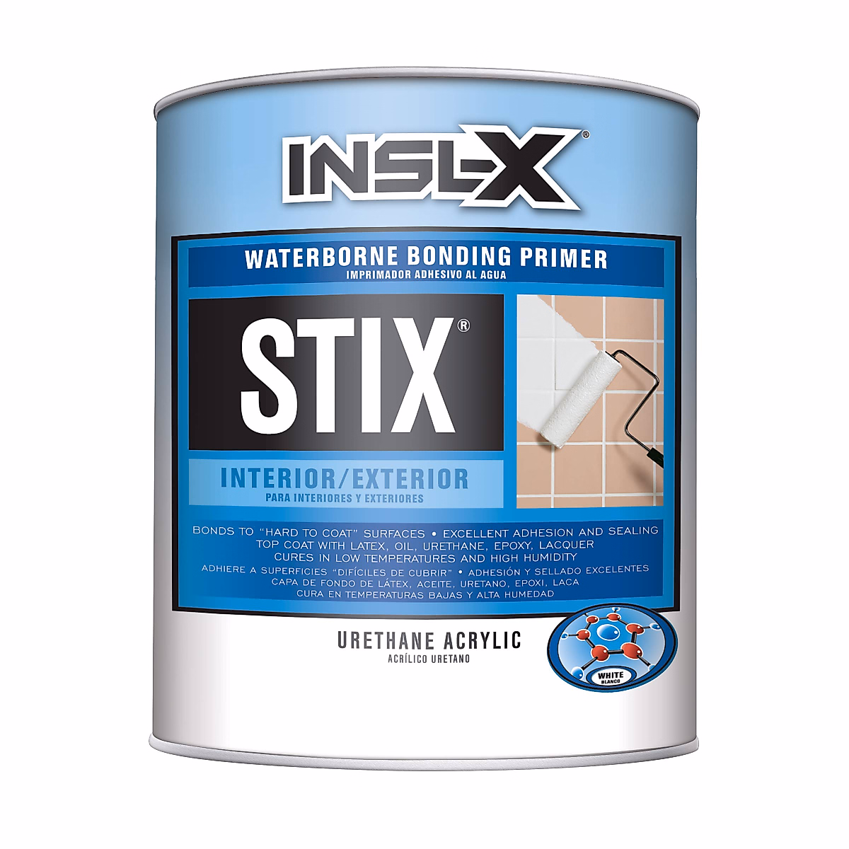 INSL-X SXA11009A-04 Stix Acrylic Waterborne Bonding Primer, 1 Quart, White