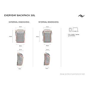 Peak Design Everyday Backpack V2 30L Black, Camera Bag, Laptop Backpack with Tablet Sleeves (BEDB-30-BK-2)