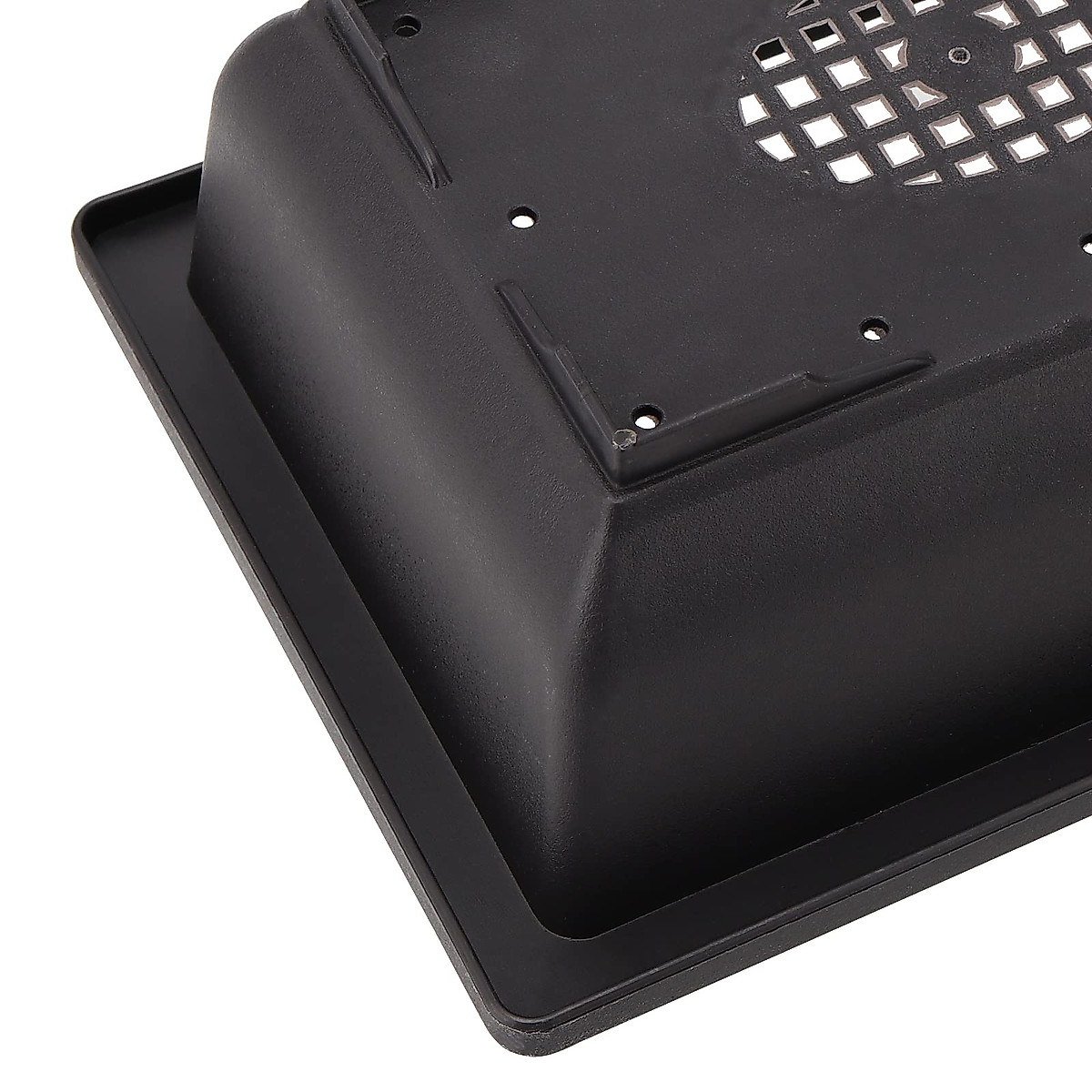 MOUYAT 15 PCS 8.9 Inch Bonsai Training Pots, Rectangular Plastic Bonsai Tree Growing Large Planter Pot for Plants, Garden, Yard, Office, Balcony, Home Decoration