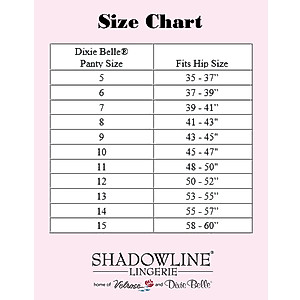 Dixie Belle 719 Scallop Trim High Waist Full Coverage Panty (3 Pack) (8, White)