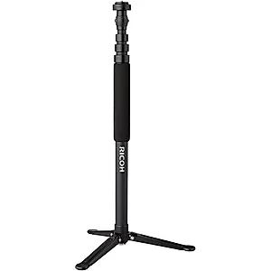 Ricoh Theta Stand TD-1 : Compact Stable and Versatile monopod Stand That is Compatible with All Theta Models. (910821) black