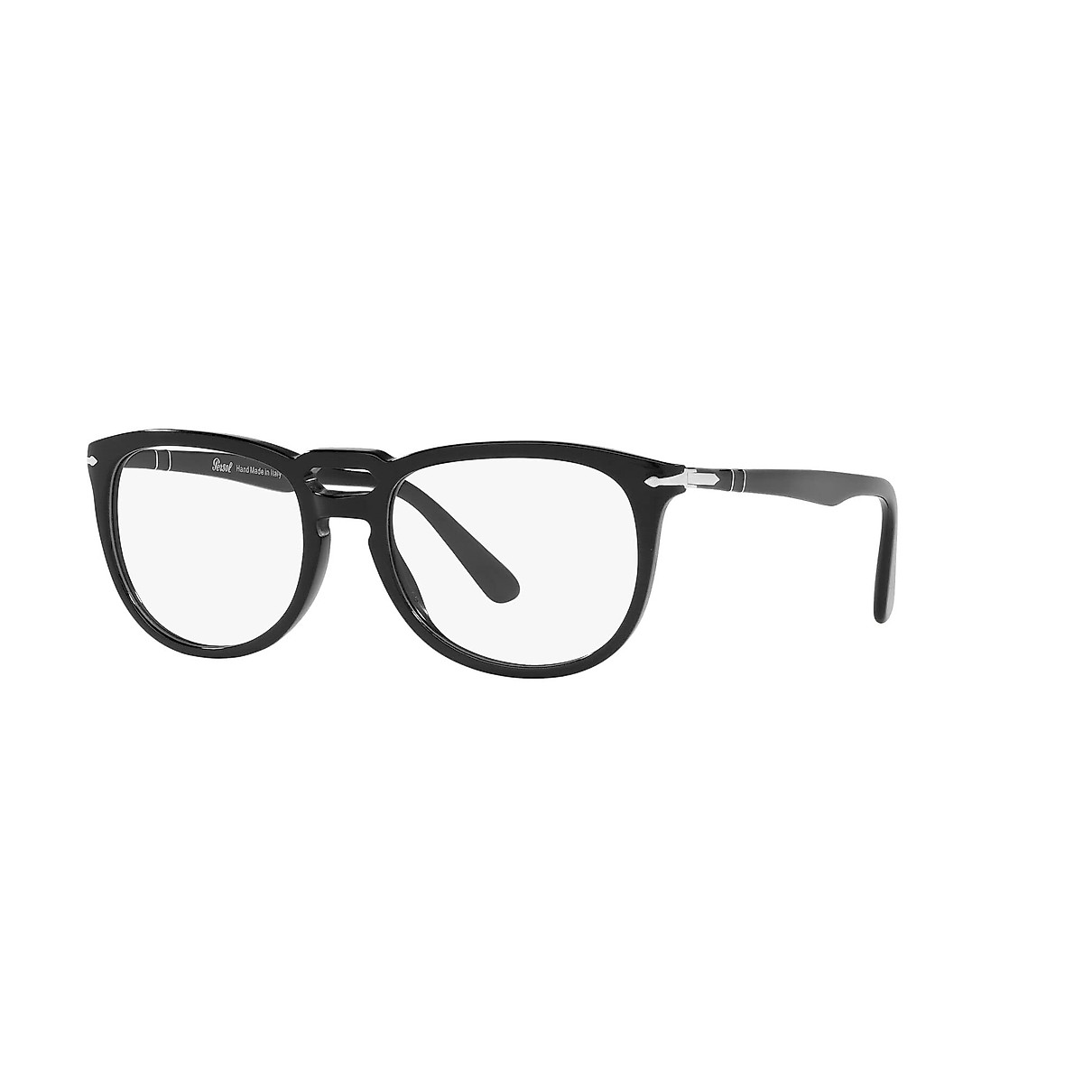 Persol PO3278V Square Prescription Eyewear Frames, Black/Demo Lens, 51 mm