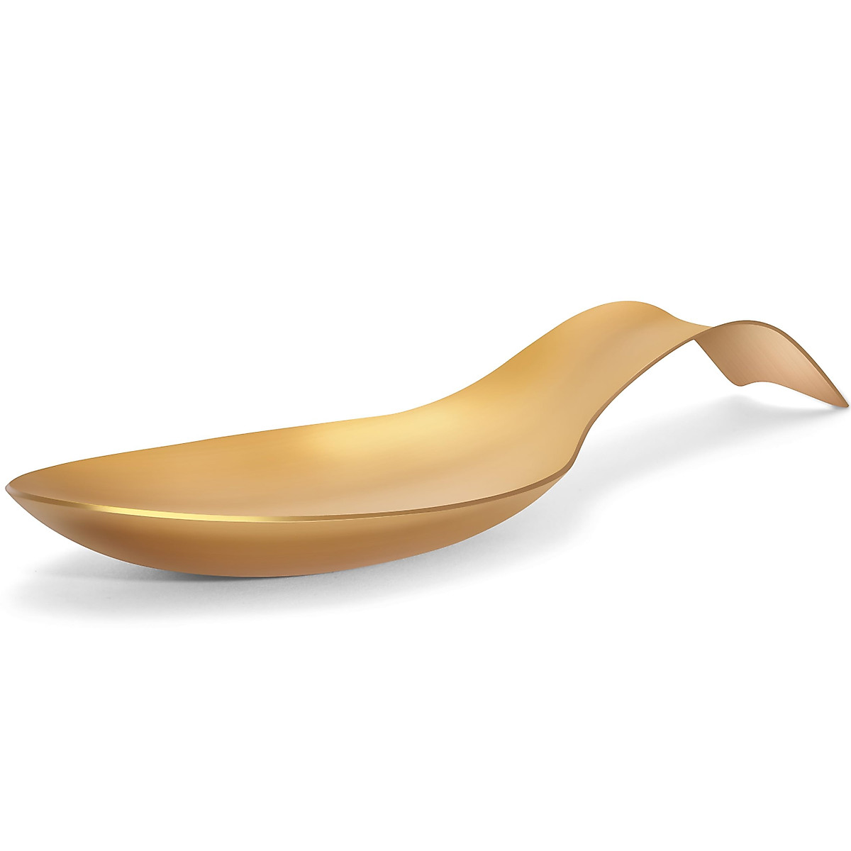 RONDURE Elegant Spoon Rest Holder for Stove Top - Cooking and Kitchen Utensil Holder - Retro Gold Culinary rest