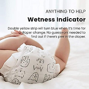 PARASOL Clear+Dry Disposable Diapers | RashShield Protection, Leakproof Design, Hypoallergenic Diaper Set | Size 4 (20-37 lbs) 54 Count