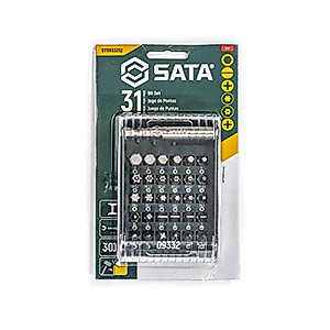 SATA 31-Piece 1/4-Inch Hex Shank Power Tool Bits Set - ST09332SJ
