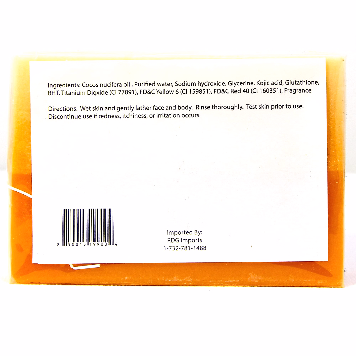 Glutathione & Kojic Acid Original Soap, Evens Skin Tone and Leaves Your Skin Smooth and Moisturized (5 Bars, 120 Grams per Bar)