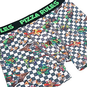 Mutant Mayhem 7PK Athletic Boxer Briefs with Leonardo, Donatello, Raphael & Michelangelo