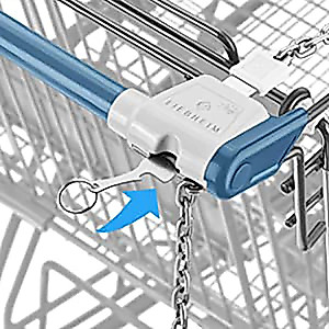 Stainless Steel Shopping Trolley Token, Metal Coin Holder Couple Key Chain DIY Shopping Cart Token, Wine Bottle Opener Bag Pendant(1pc silver)