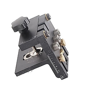 KRODANS 3 in 1 Woodworking Drilling Locator Hole Puncher Doweling Jig Drilling Guide Kit Adjustable Woodworking Drilling Locator Puncher Tools