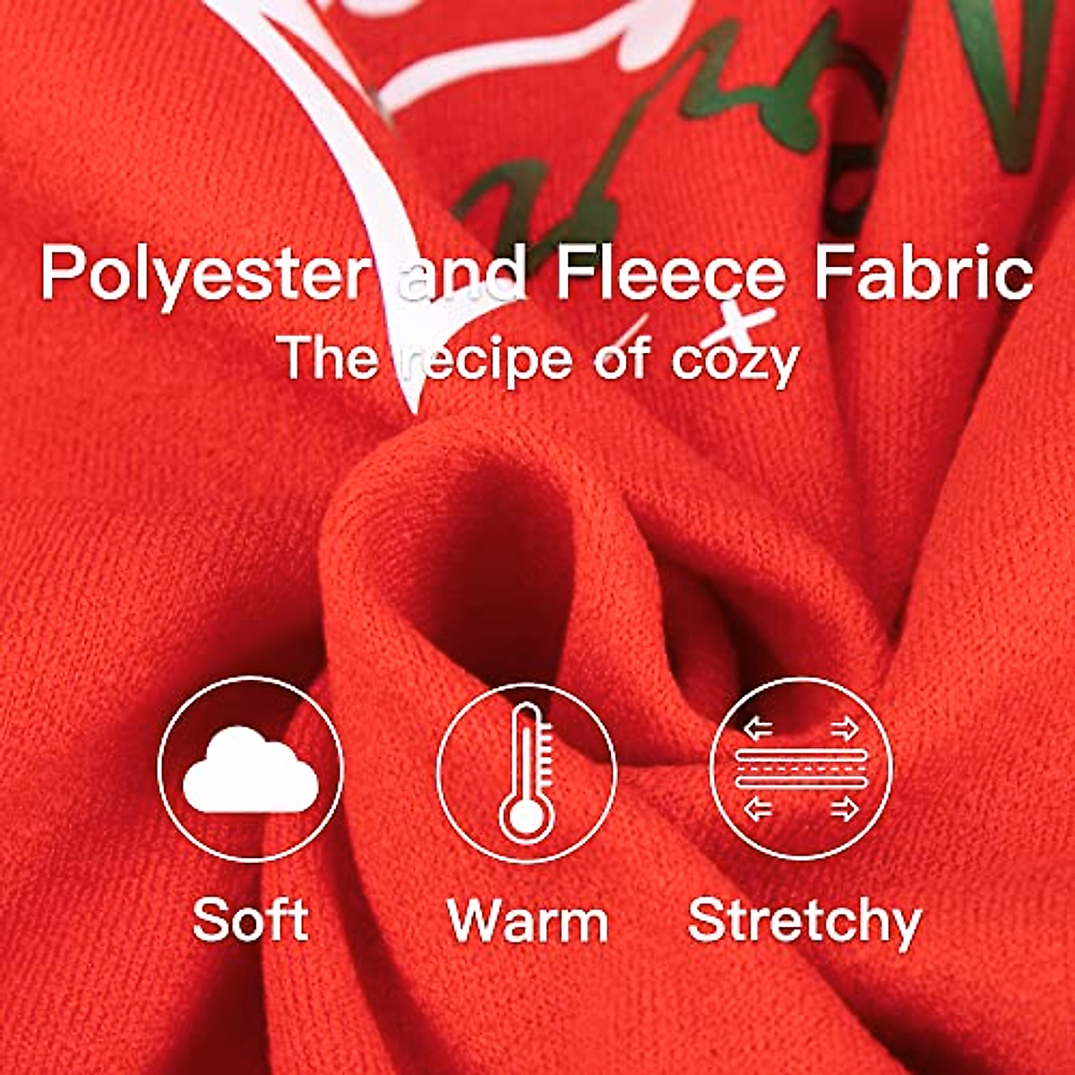 PUPTECK Christmas Dog Hoodie Pet Clothes Sweaters with Hat Hooded Winter Coat