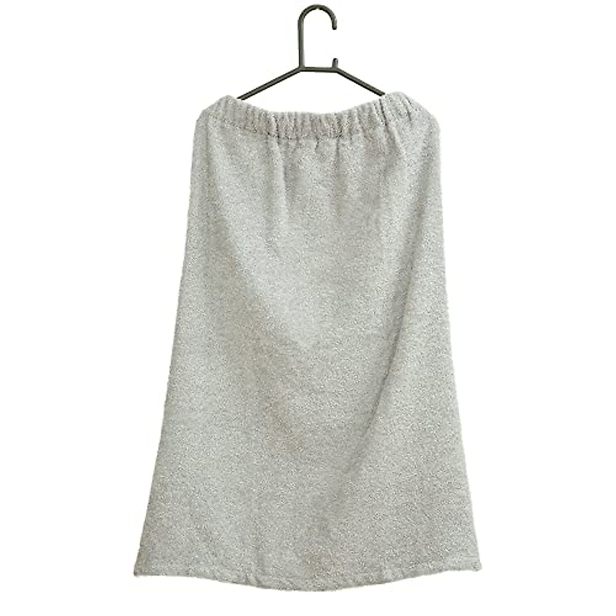 ERINA Bath Wrap Cotton Towel Bathrobe, Women's Body Wrap Towel For Shower, Adjustable Strap, Durable, Absorbent, Body Towel Wrap For Home, Hotel, Salon and Spa (Grey)