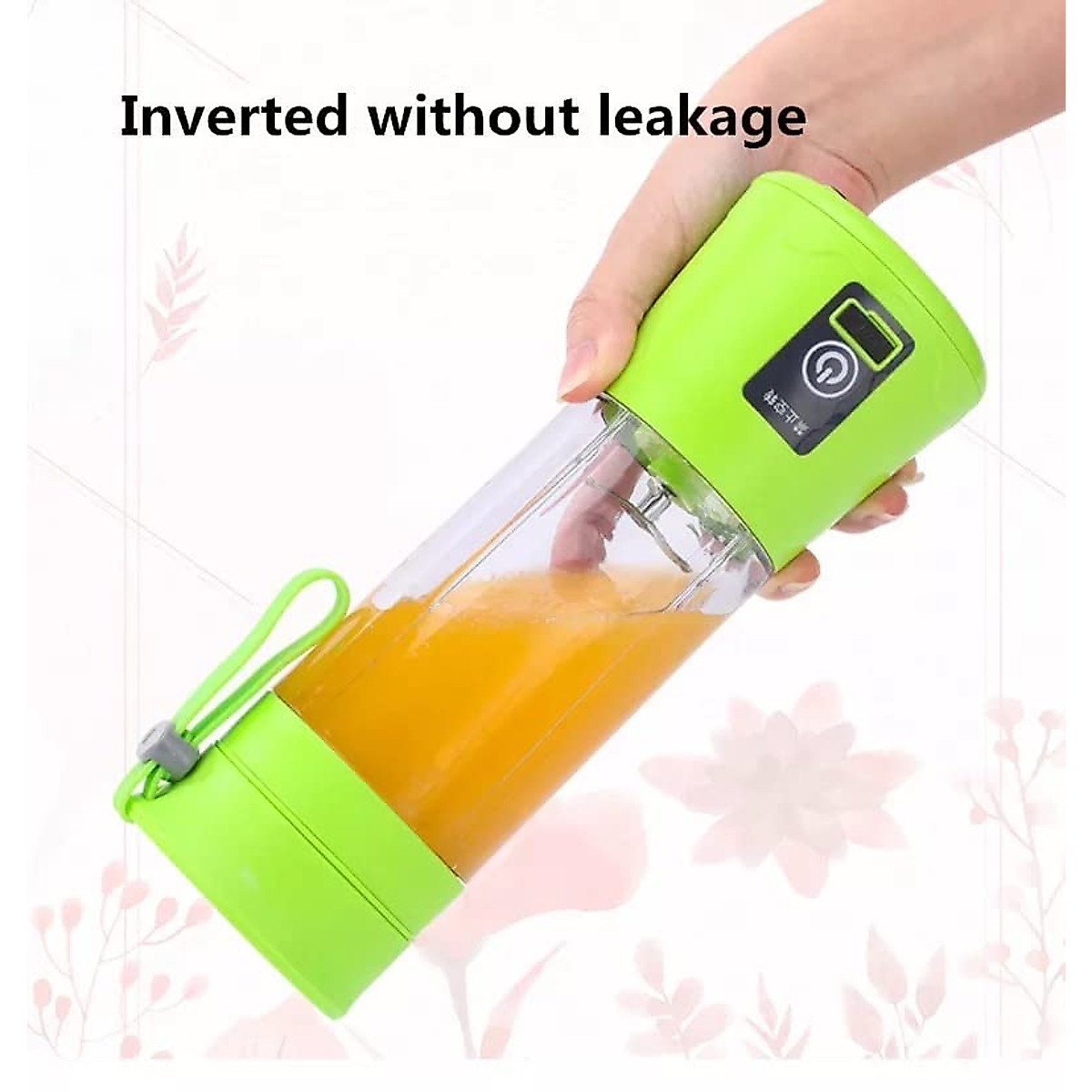 Portable Blender,Numafa Personal Size Blender Juicer Cup, shakes and Smoothies Blender,Handheld Fruit Machine,Blender Mixer Home (green)