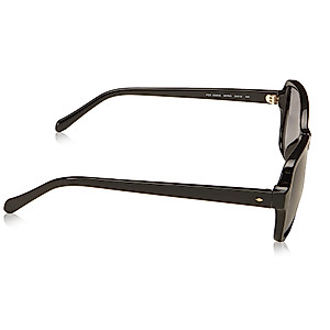 Fossil Women's Female Sunglass Style FOS 3095/S Oval, Black, 54mm, 18mm