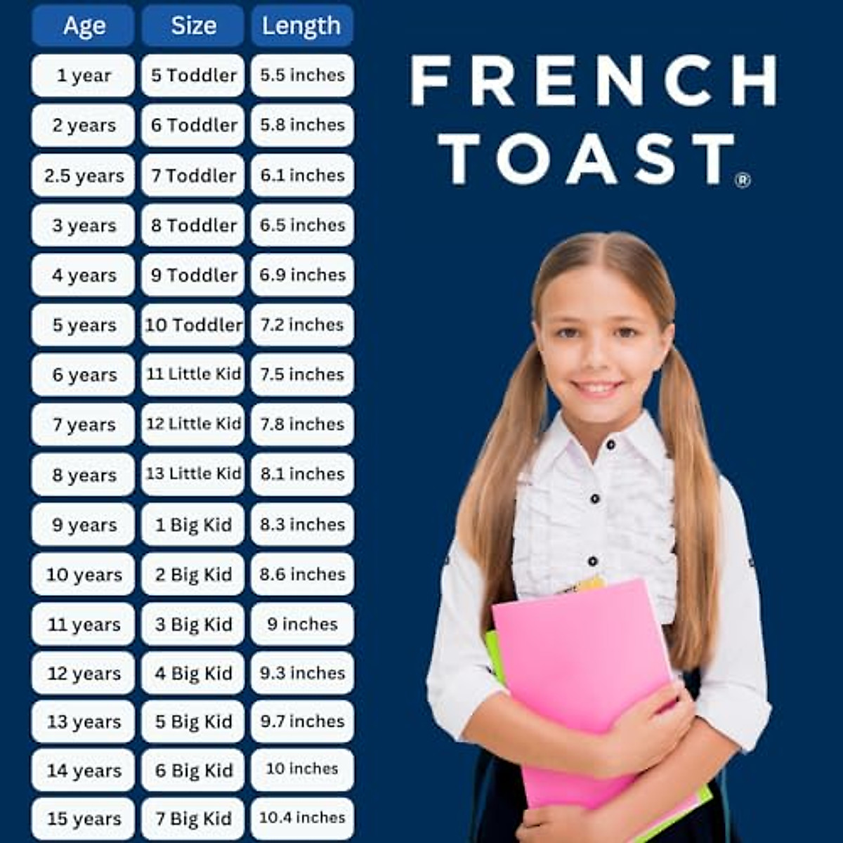 French Toast Girls Mary Jane Shoes School Kids Uniform Flats Ballet Strap Dress Flats (Brown) (Size 2 Big Kid)