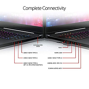 ROG Zephyrus M Thin and Portable Gaming Laptop, 15.6” 240Hz FHD IPS, NVIDIA GeForce RTX 2070, Intel Core i7-9750H, 16GB DDR4 RAM, 1TB PCIe SSD, Per-key RGB, Windows 10 Home, GU502GW-AH76