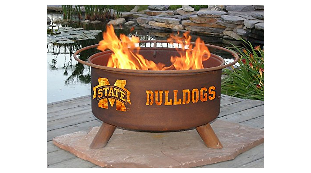Mississippi State Fire Pit by Patina - Durable & Portable