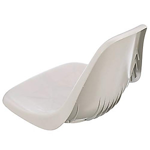 Attwood 98390GY Molded Bucket Seat, 1-Piece Molded Plastic, with Mounting Screws, Gray, 18 Inches W x 21 Inches D x 16 Inches H