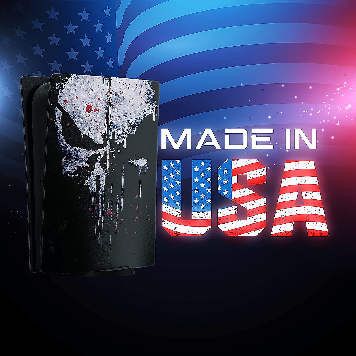 "Judgement Day" Console + 2 Controller 3M Vinyl Skins Bundle for PS5 Standard Disc Edition