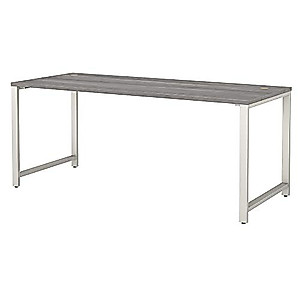 Bush Business Furniture 400 Series Table Desk, 72W x 30D, Platinum Gray