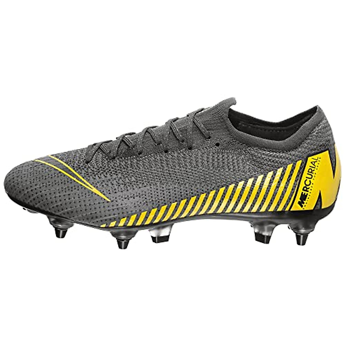 Nike Vapor 12 Elite SG-Pro Mens Football Boots AH7381 Soccer Cleats (UK 7 US 8 EU 41, Thunder Grey Black 070)