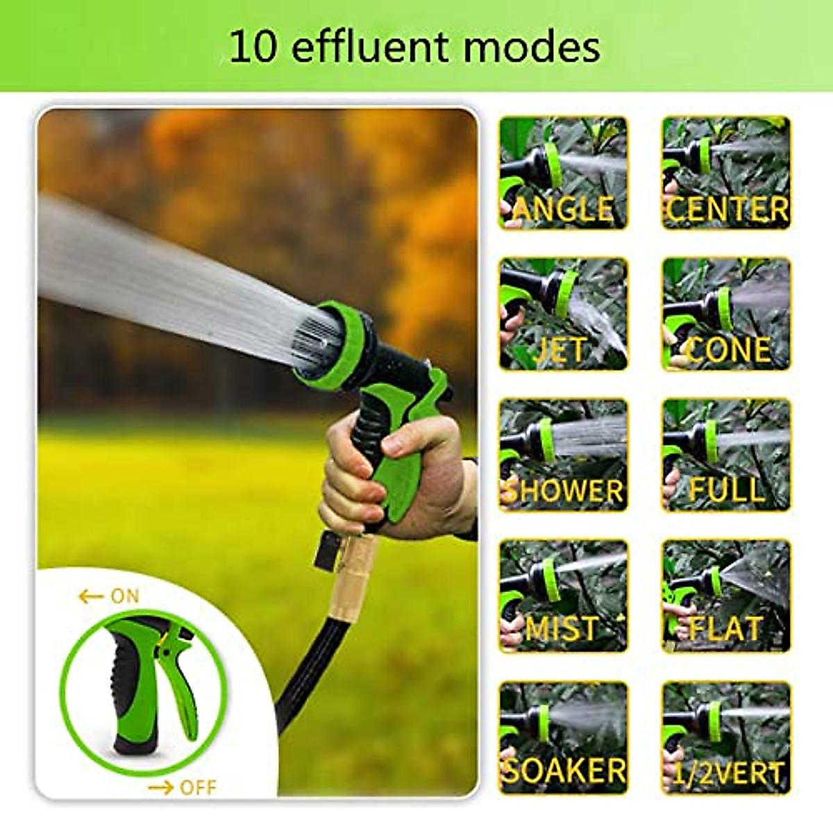 304 Stainless Steel Metal Garden Hose Transparent garden hose - Durable and Easy to Use (25FT, Transparent color)