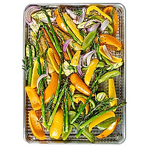 Fat Daddio's CR-HALF Stainless Steel Cooling & Baking Rack, 12 x 17 Inch