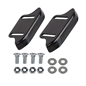 HUSWELL 76153-736-010 Skid Shoes (2 Pack) with Mounting Hardware for Honda Snow Blower Thrower HS50 HS55 HS55K1 HS55K2 HS70 HS80 HS80L1