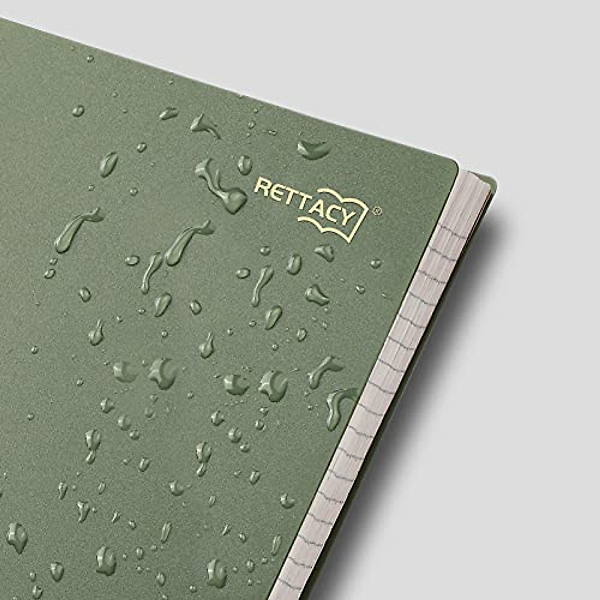 RETTACY Spiral Notebook 6-Pack - Notebooks College Ruled with 160 Pages per Pack, Pocket Notebook for Work, School, Writing, 100 GSM Premium Acid-Free Paper, Twin-Wire Binding, 4.5" × 5.7"