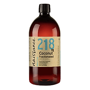 Naissance Fractionated Coconut Oil 32 fl oz - Pure Natural, Vegan, Non GMO, Hexane Free, Cruelty Free - Moisturizing & Hydrating - Ideal for Aromatherapy, Massage and DIY Beauty Recipes