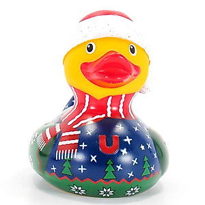 Christmas Jumper (Bad Holiday Sweater) by Bud Duck | Bath Toy, Collectable, Elegant Packaging | Child Safe
