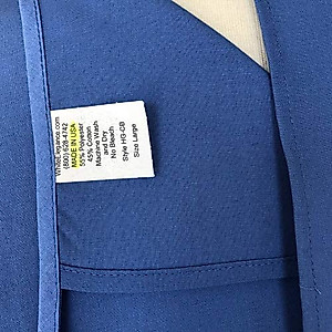 Avery Hill Washable Reusable Medical PPE Level 1 Isolation Gown for Dentists, Hygienists, Doctors, Nurses and Medical Personnel - Blue - Large