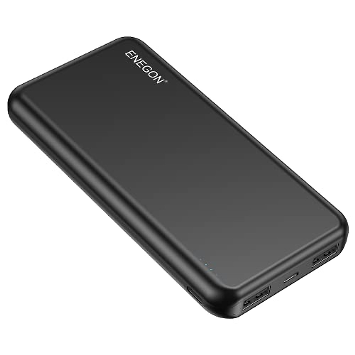 ENEGON 2-Pack Portable Charger Power Bank 10000mAh, The Phone Charger Battery with USB C Input and Dual USB Output for iPhone 14, iPad, Galaxy S22, Pixel, Tablets and etc