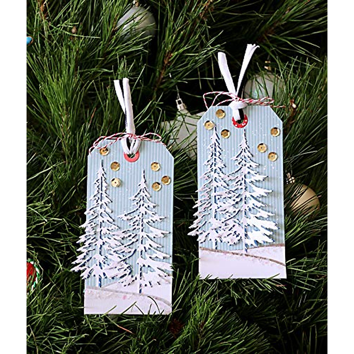 Sizzix 660978 Thinlits Die Set, Woodlands by Tim Holtz, 2/pack