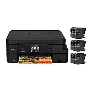 Brother Inkjet Printer, MFC-J985DW XL, Two-Sided Printing, Wireless, Amazon Dash Replenishment Ready, Business Capable Features, Up to 2 Years of Printing Included