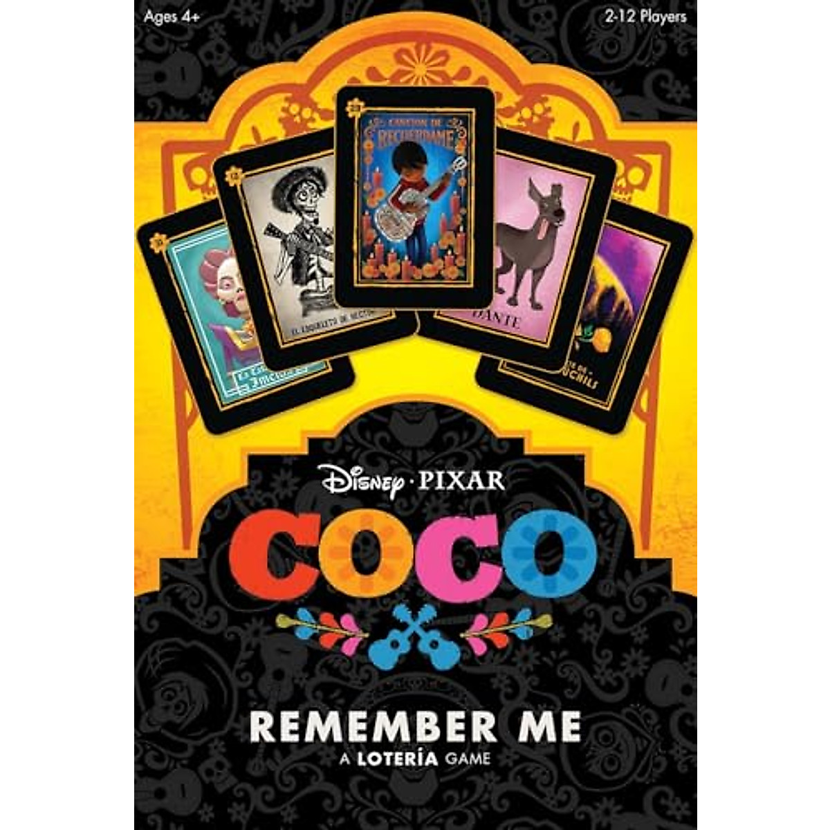 Coco Remember Me Loteria Game - Custom Artwork from Disney Pixar Film, Inspired by Mexican Culture