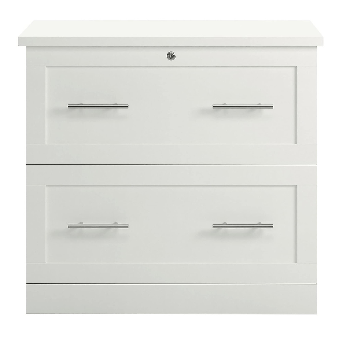 Realspace® 29-7/16"W x 18-1/2"D Lateral 2-Drawer File Cabinet, White