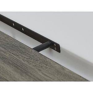 LTL Home Products WSAVLN1036AK Avalon Floating Wall Shelf Kit, 10" x 36" x 1.5", Ash Oak