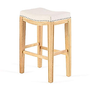 Christopher Knight Home Avondale Backless Counter Stools, 2-Pcs Set, Beige