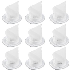 Improvedhand EVF100 Filter Replacement Compatible with Black & Decker Hand Vacuum HNV220B HNV115J HNV215B HNV115B 90590689 Series Cleaners, 9 Pack