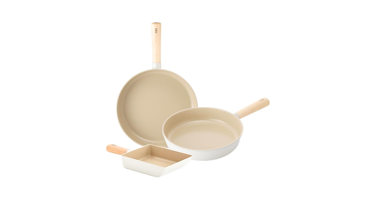 FIKA 3-Piece Nonstick Stir Fry Pan Set - Healthy Cooking