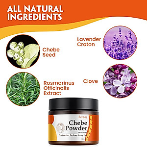 Brzeaf Natural Chebe Powder for Hair Growth from Chad(65g), African Chebe Powder- Super Moisturizing & Promote Hair Growth, Chebe Powder for All Hair Types, Deter Hair Breakage