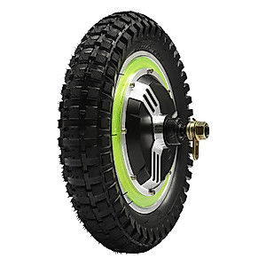 13'' Electric Bicycle Brushless Hub Motor Front Rear Wheel Cycle Bike E-Bike Hub Motor Conversion Kit 36V 350W Brushless Gearless Hub Motor Electronic Brake Disc Brake 22mile/h 1000RPM (36V 350W)