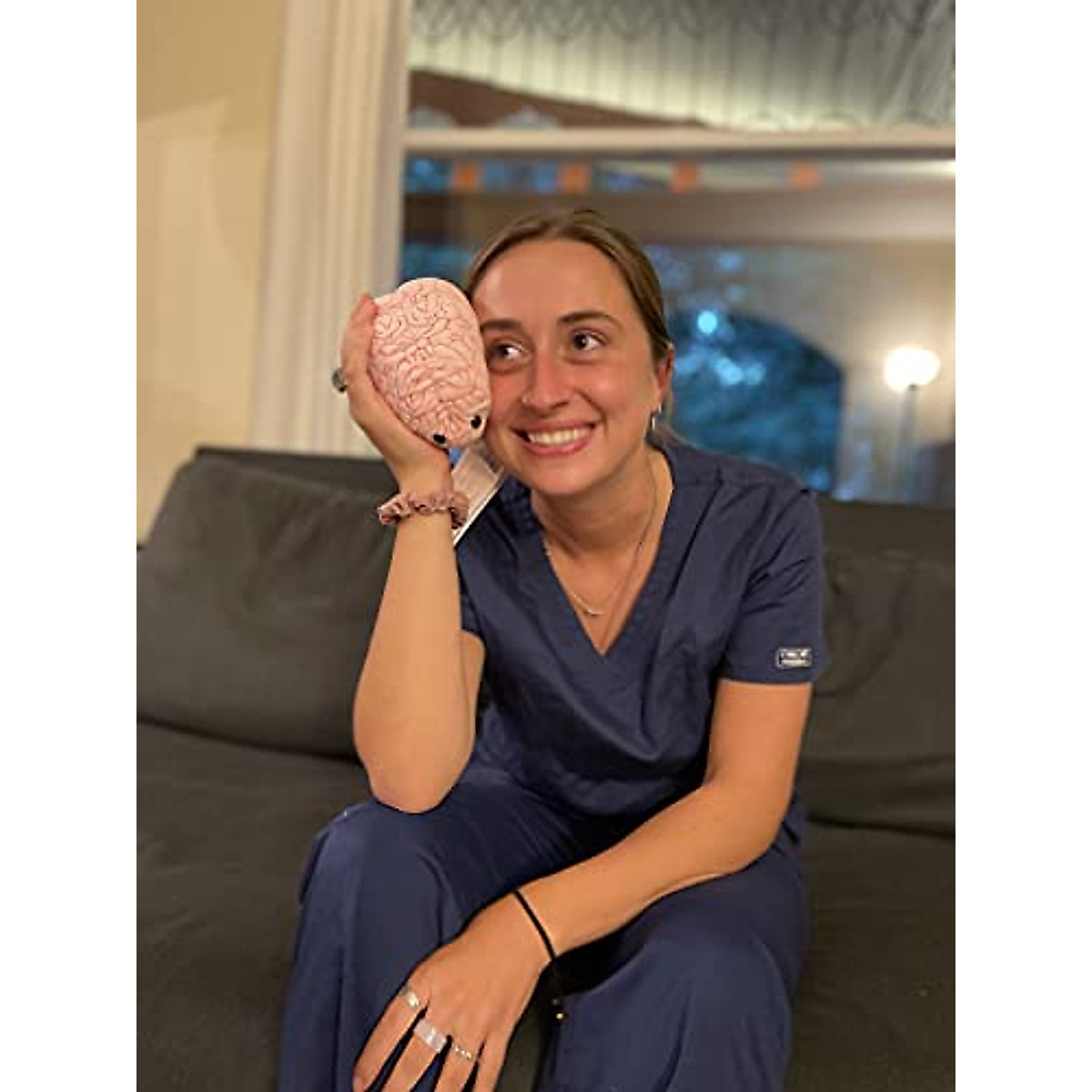 GIANTmicrobes Brain Plush, Brain Toy, Brain Stuffed Animal, Brain Gifts For Neurologist, Brain Surgery Recovery Gifts, Neurology Gifts, Neuroscience Gifts, Brain Injury Gift, Brain Decor, Biology Gift