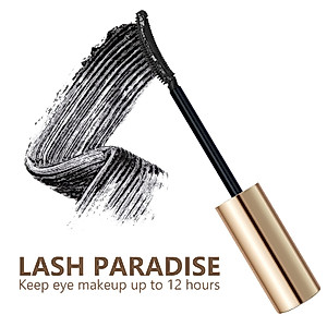 Volume Booster Lash Primer Mascara,Conditioning Mascara Waterproof Primer,Tinted Lash Primer,Black