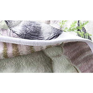 Woodland Friends Double Sided Baby Milestone Monthly Blanket, Forest Photo Prop Boy & Girl, Large Soft 310 GSM Fleece Blanket for Animal Nursery and Baby Registry/Shower