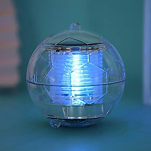 Yosoo123 Floating Light Waterproof Solar Powered LED Floating Ball Lamp Decor Light for Swimming Pool Garden
