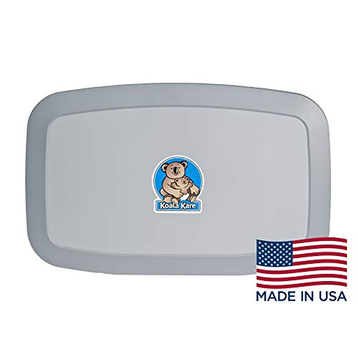 Koala Kare KB200-01 Horizontal Wall Mounted Baby Changing Station, Grey
