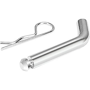 (4pk)HCLLPS for Trailer Hitch Pin & Clip, 1/2 Inch Pin Diameter, Fits 1-1/4-Inch Receiver