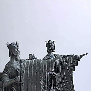 Bookend Supports HeavyDuty ， Book Ends Bookends Book Shelves, Hobbit Third Gate of Resin Statue Bookends Home Decoration Anime Fans Gift